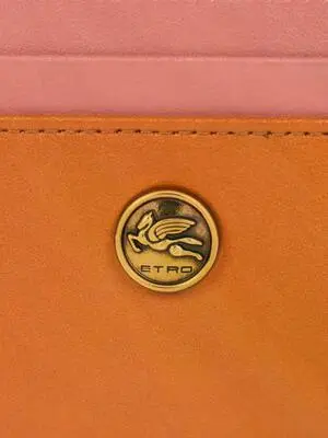Etro Two-tone Cardholder - Orange