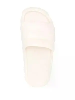 Moncler Lilo Quilted Slides - Neutrals