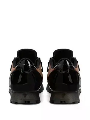 GIUSEPPE ZANOTTI Ilde Run Double-zip Low-top Sneakers - Brown