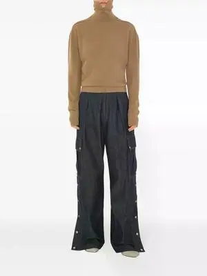 Burberry High-neck Wool Jumper - Brown