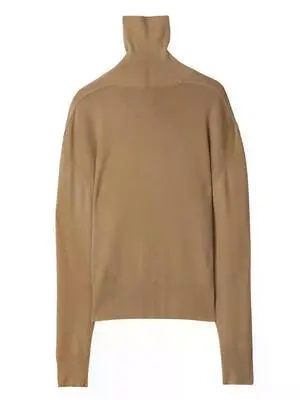 Burberry High-neck Wool Jumper - Brown
