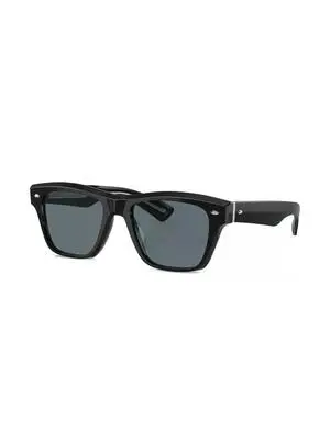 Oliver Spencer Square-frame Sunglasses - Black