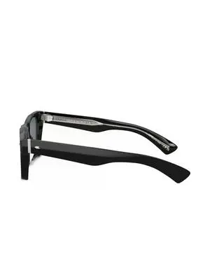 Oliver Spencer Square-frame Sunglasses - Black