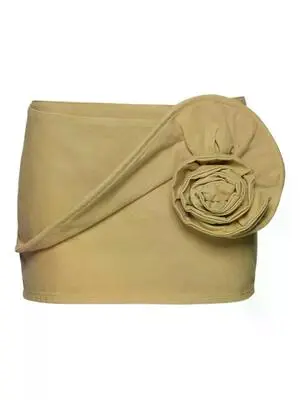 Magda Butrym Floral-embellished Miniskirt