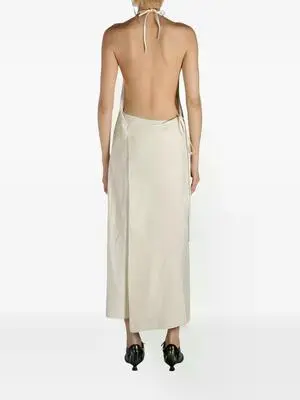 BASERANGE Silk Halterneck Dress