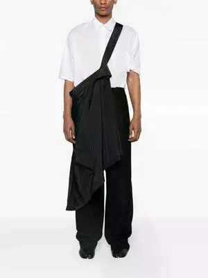 Random Identities Single-breasted Padded Coat - Black