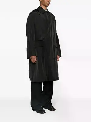 Random Identities Single-breasted Padded Coat - Black