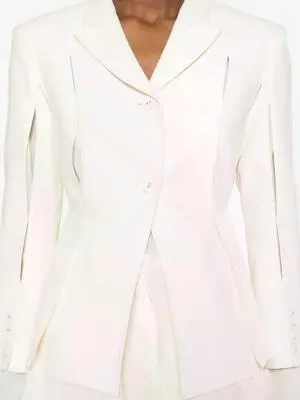 Rokh Cut-out Layered Blazer