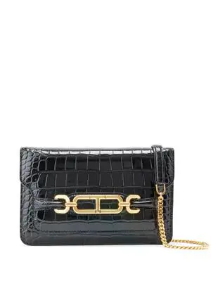 TOM FORD Whitney Crocodile-effect Shoulder Bag