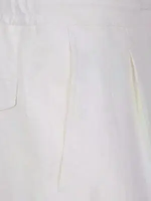 BARBA NAPOLI Drawstring Trousers - White