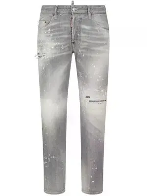 Dsquared2 Distressed Paint-splatter Jeans