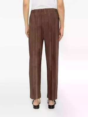 Issey Miyake Chocolate Pleated Trousers