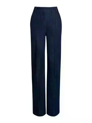 Another Tomorrow High-rise Wide Leg Denim Trousers