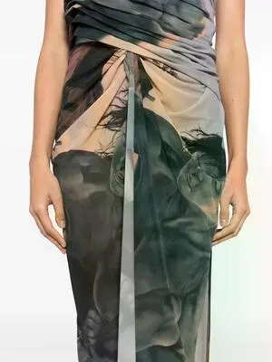 SANKUANZ Mesh Skirt