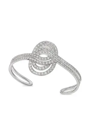 LILY GABRIELLA 18kt White Gold Infinitas Diamond Cuff Bracelet