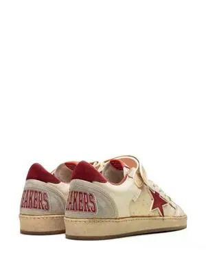 GOLDEN GOOSE Ball Star White/ice/red Sneakers - Neutrals