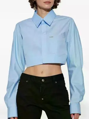 Dsquared2 Cropped Cotton Shirt