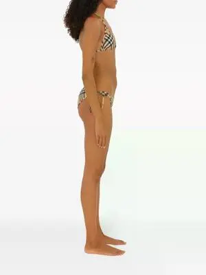 Burberry Check Halterneck Bikini Top