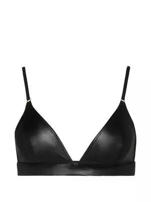 MAISON CLOSE Splash Triangle Bikini Top - Black