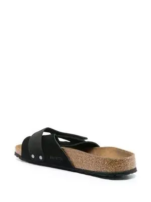 BIRKENSTOCK Oita Suede Slides - Black