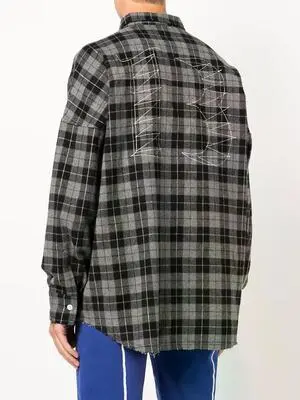 HACULLA. Slogan-print Skull Shirt - Grey