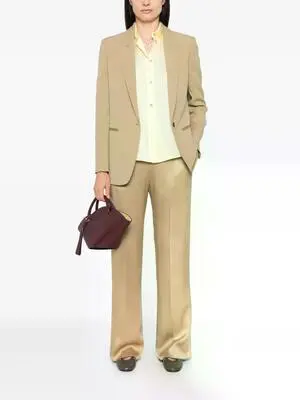 FORTE_FORTE Satin Trousers - Neutrals