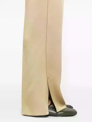 FORTE_FORTE Satin Trousers - Neutrals