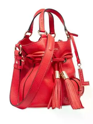 LANCEL Premier Flirt Small Bucket Bag - Red