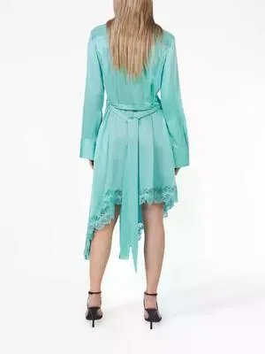 Stella McCartney Double Satin Lace-trim Dress