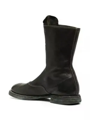Guidi Polished-leather Zip-up Boots