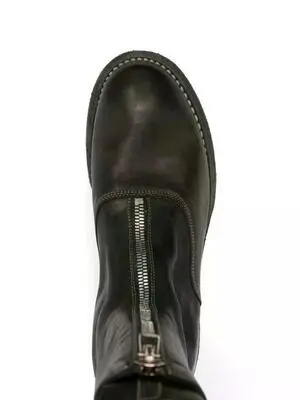 Guidi Polished-leather Zip-up Boots