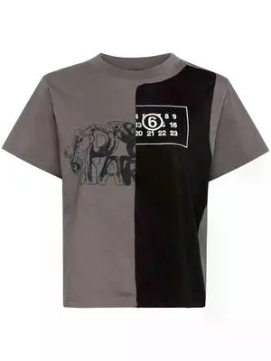MAISON MARGIELA Panelled Cotton T-shirt
