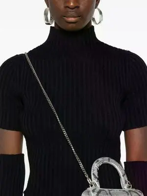 Balenciaga Ribbed Long-sleeve Sweater