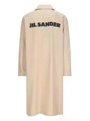 JIL SANDER Logo-print Coat