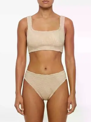 PARAMIDONNA Emily Seersucker Bikini - Neutrals