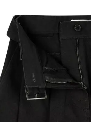 STUDIO TOMBOY Belted Two-tuck Midi Skirt