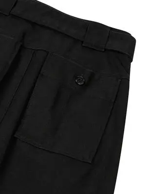STUDIO TOMBOY Belted Two-tuck Midi Skirt
