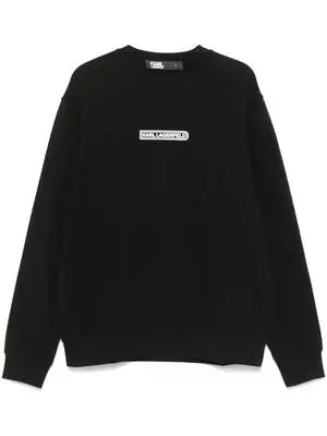 Karl Lagerfeld Rubberised-logo Sweatshirt