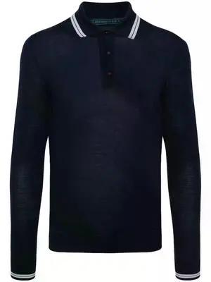 Kiton Knitted Wool Polo Shirt