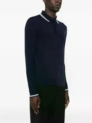 Kiton Knitted Wool Polo Shirt