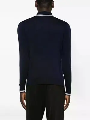 Kiton Knitted Wool Polo Shirt