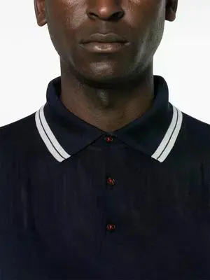 Kiton Knitted Wool Polo Shirt