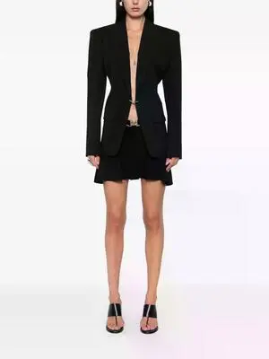 MUGLER M-plaque Cut-out Mini Skirt