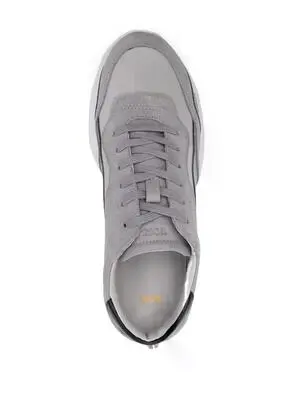 BOSS Lace-up Leather Sneakers