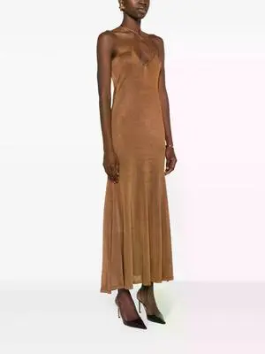 TOM FORD Halterneck Flared Maxi Dress