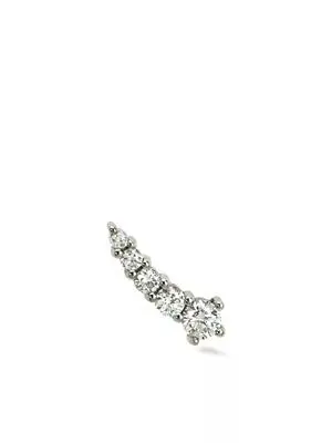 LARK & BERRY 14kt White Gold Shooting Star Diamond Stud Earring - Silver