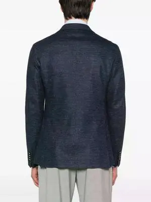 Tagliatore Single-breasted Blazer - Blue