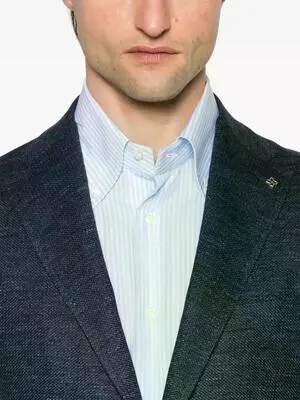Tagliatore Single-breasted Blazer - Blue