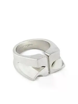 Courreges Silver Rings