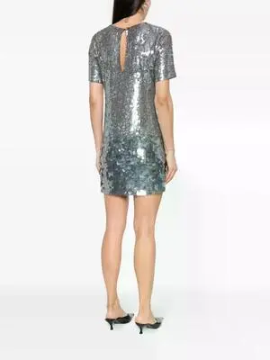 P.a.r.o.s.h Sequinned Mini Shirt Dress